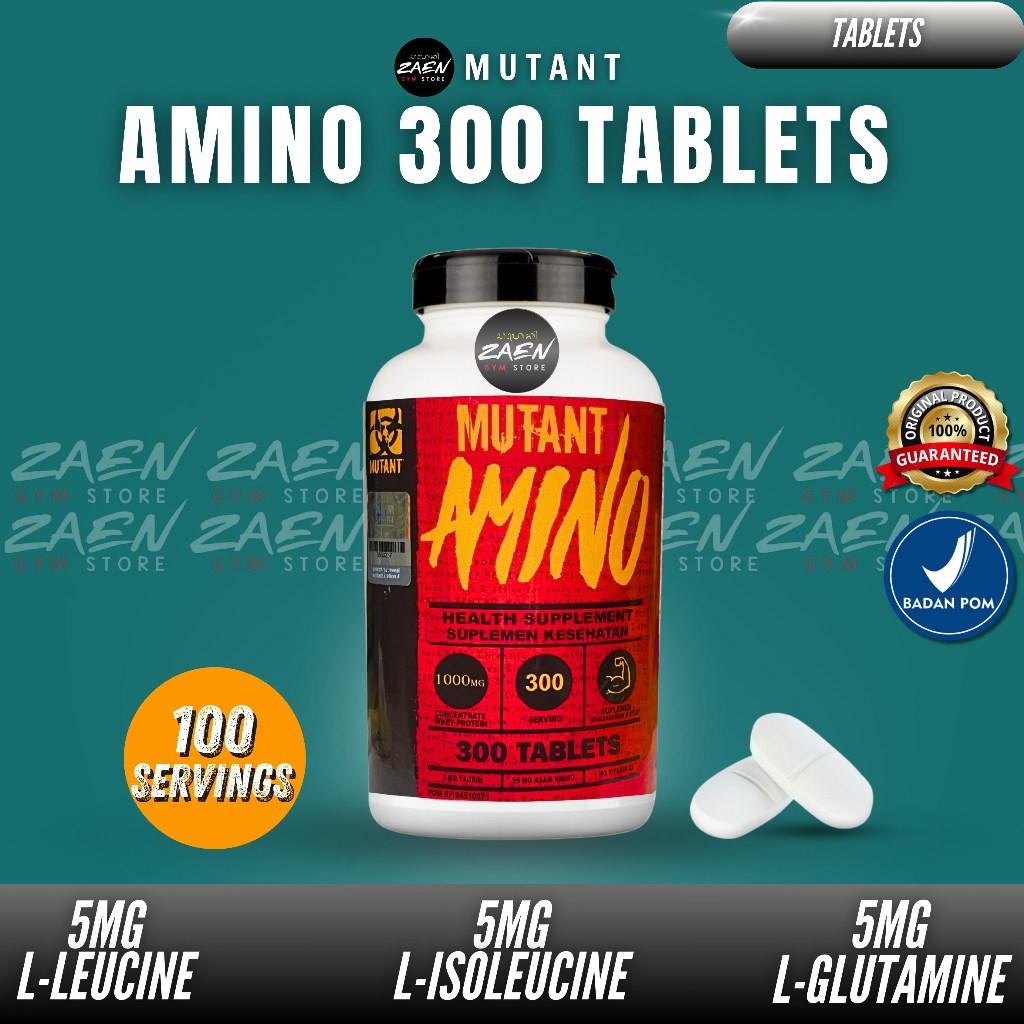 Jual MUTANT AMINO 300 TABLETS | Shopee Indonesia
