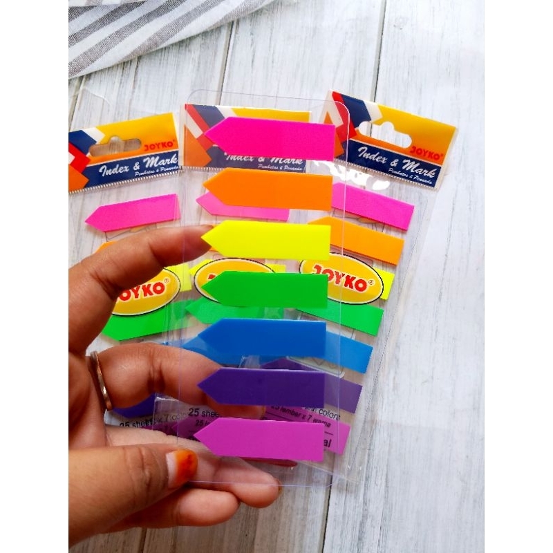 Jual STICKY NOTE JOYKO IM-31 BAHAN PLASTIK 25 LEMBAR | Shopee Indonesia