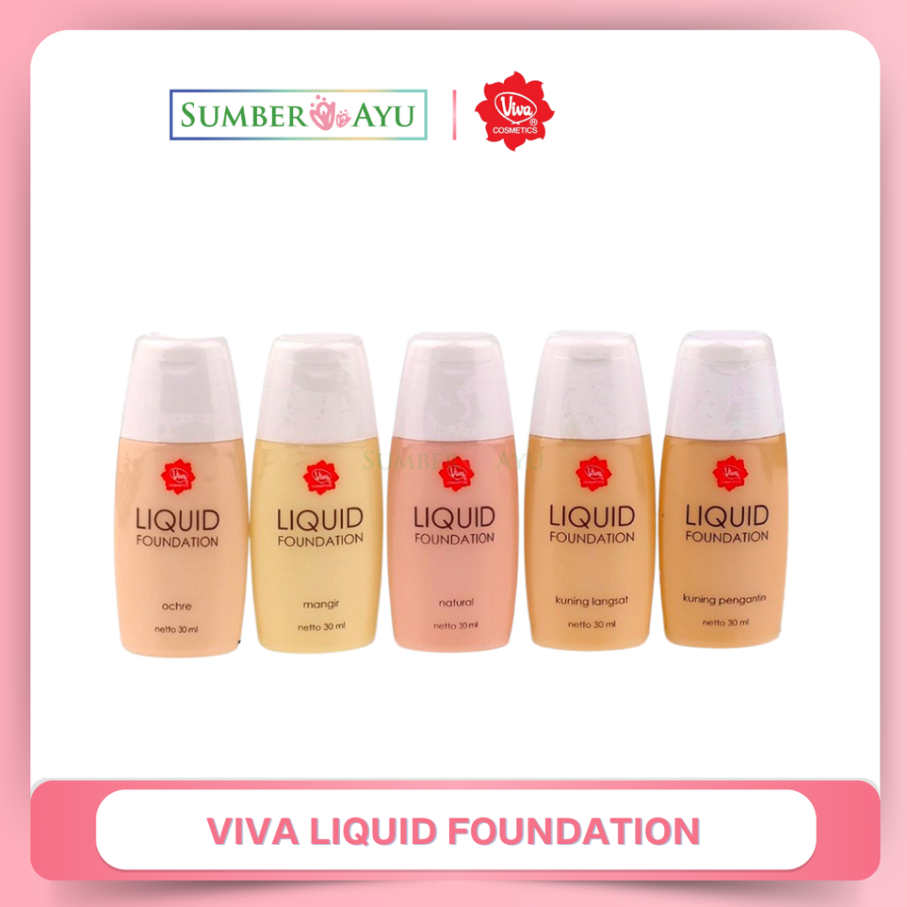 Jual VIVA LIQUID FOUNDATION 30ML | Shopee Indonesia