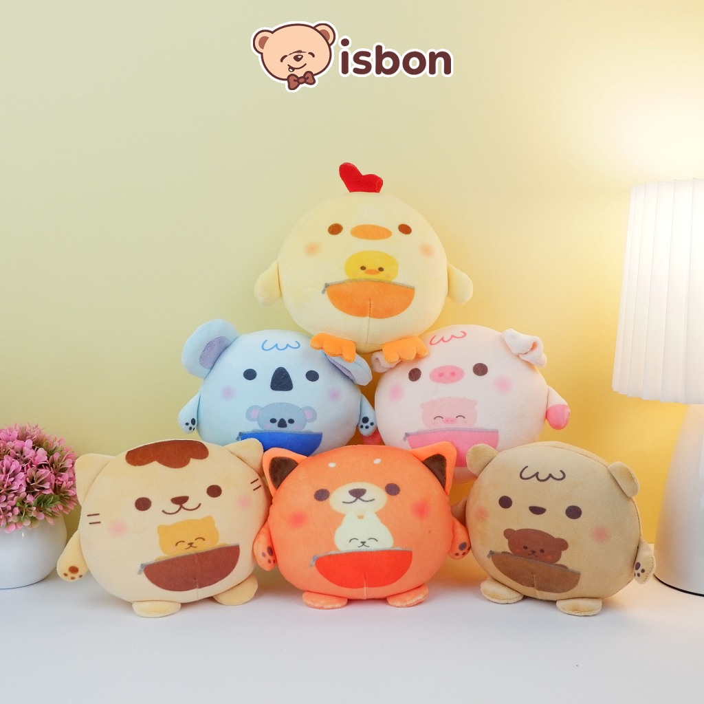 Jual ISTANA BONEKA Hewan Bulat Pao Animals Lucu Halus Lembut Mainan ...