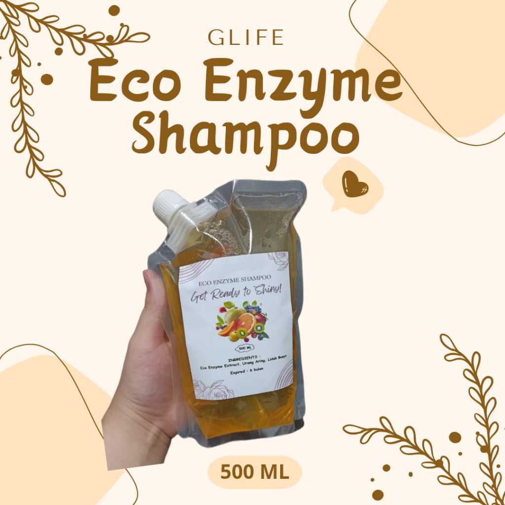 Jual Refill Shampoo Eco Enzyme Premium 500ML Shampoo Eco Enzim 100% ...