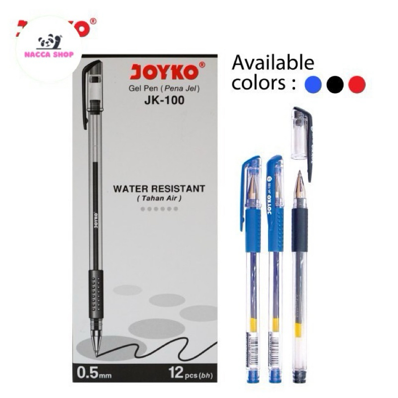 Jual Pulpen Joyko JK-100 / JK-100NT 0.5mm / Ballpoint Joyko Jk100 / Jk 100 NT / Gel Pen / Pena ...
