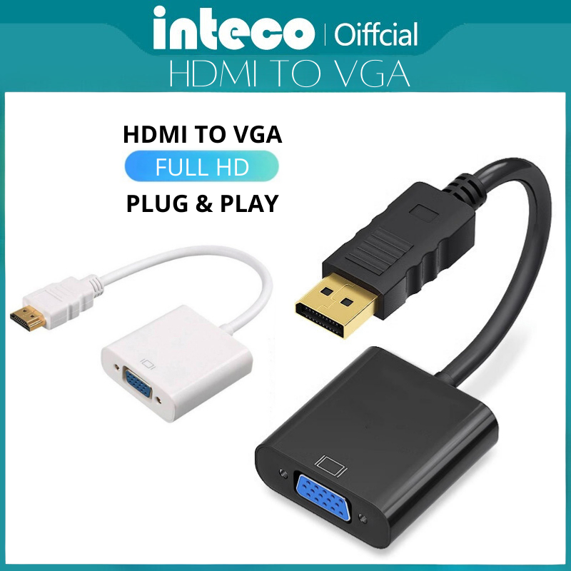 Jual CONVERTER HDMI TO VGA Kabel HDMI Ke VGA Male to Female Konektor for PC LCD Projector ...
