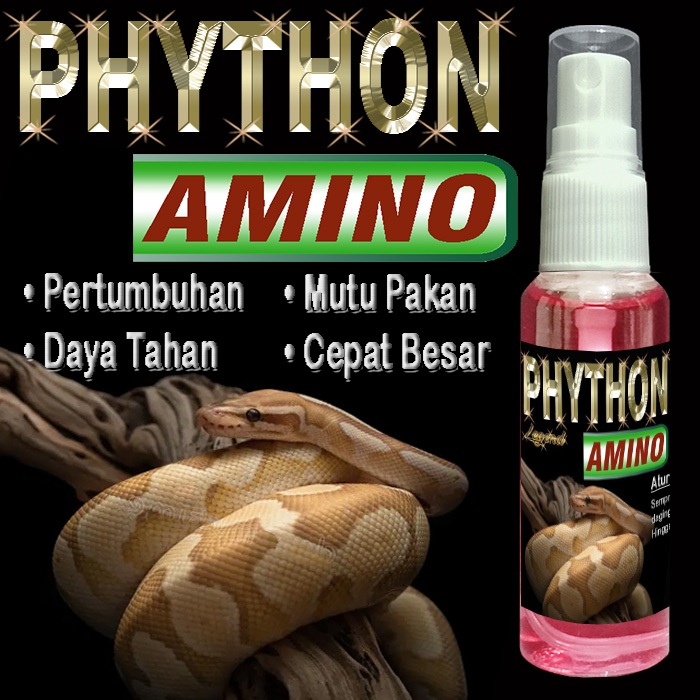 Jual PHYTON AMINO FOOD SUPLEMENT MENINGKATKAN MUTU PAKAN ULAR PITON BP ...