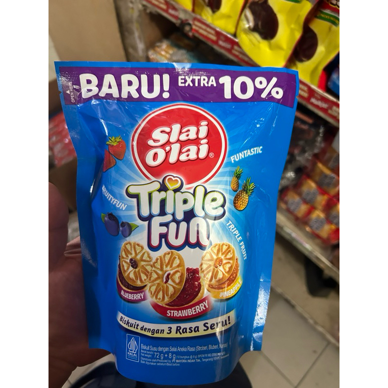 Jual Slai o’lai triple fun pouch 72gram (9x8gr) | Shopee Indonesia