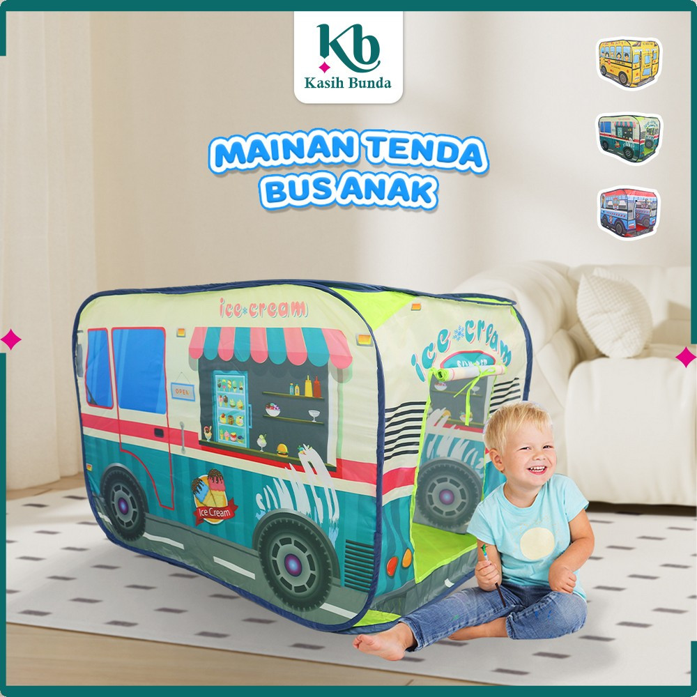 Jual Mainan Tenda Bentuk Bus Kendaraan Lucu Anak / Playhouse Rumah ...