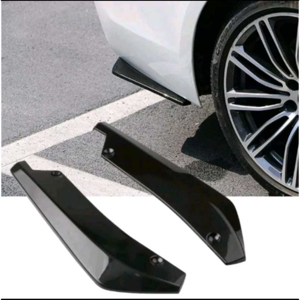 Jual Winglet Bumper Diffuser Mobil Universal Bumper Winglet Belakang ...