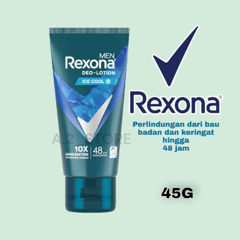 Jual Rexona Deo Lotion Men Ice Cool 45G | Shopee Indonesia