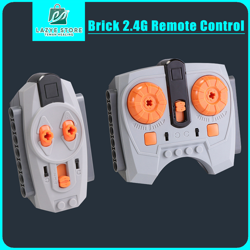 Jual Brick 2.4G Remote Speed Control Power Function - MOC Kompatibel Blok Kereta RC, Pengatur ...