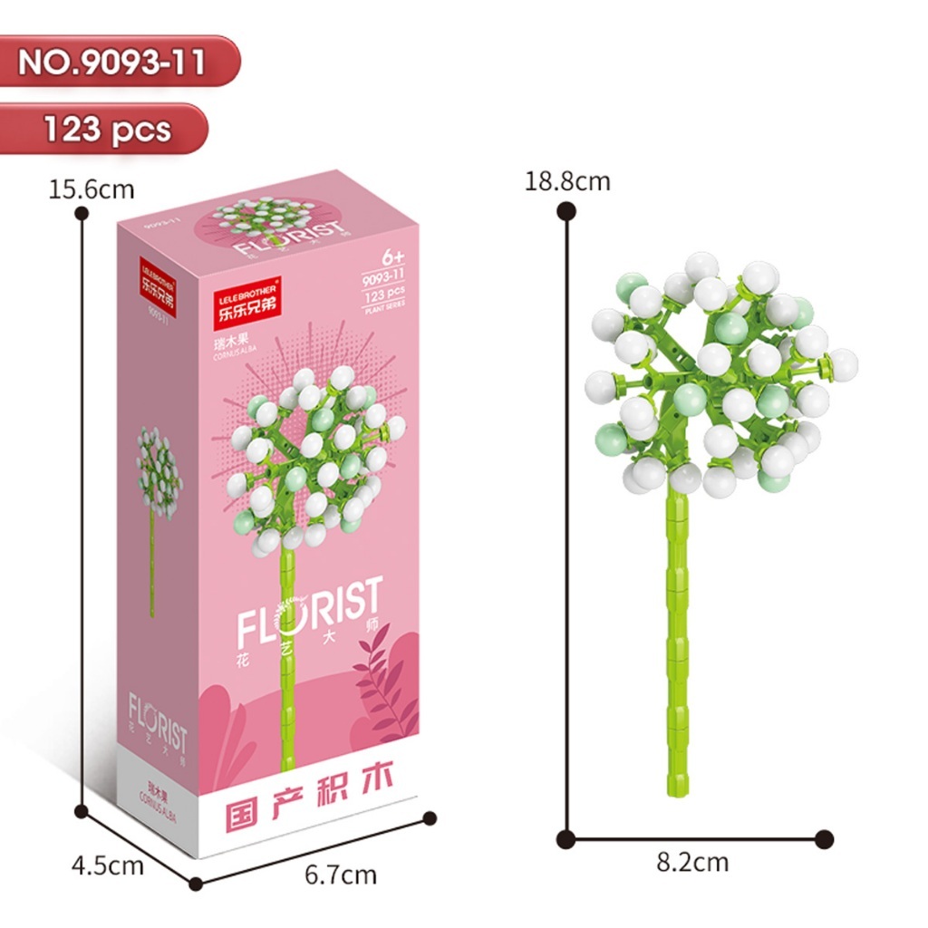 Jual ZHBO Mainan Buket Bunga Bouquet Brick Kreatif Untuk Mainan Balok ...