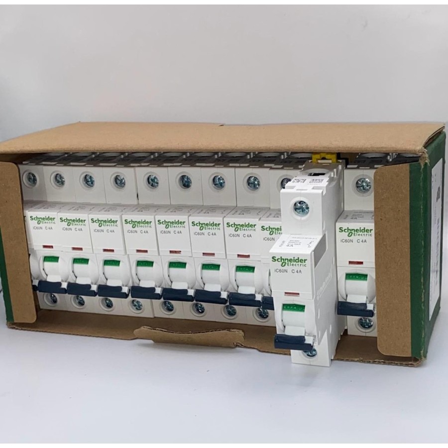 Jual MCB SCHNEIDER IC60N 1P 4A 1phase 6kA A9F74104 MINIATUR CIRCUIT BREAKER 1Pole 1 Phase 1 P ...