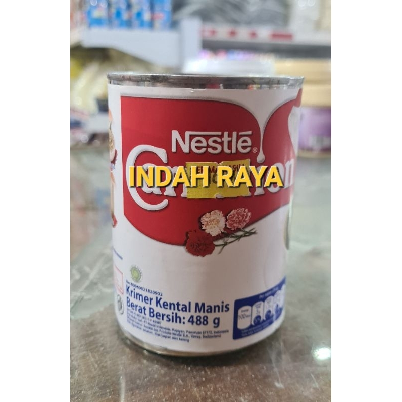 Jual SUSU KRIMER KENTAL MANIS NESTLE CARNATION 488g | Shopee Indonesia