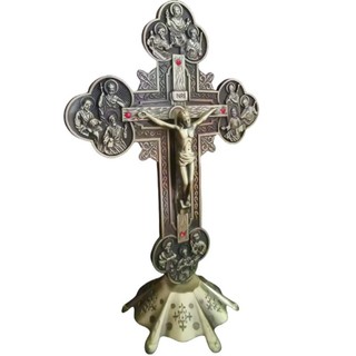Jual Salib Corpus Duduk Meja Import Metal Gambar Para Rasul ukuran ...