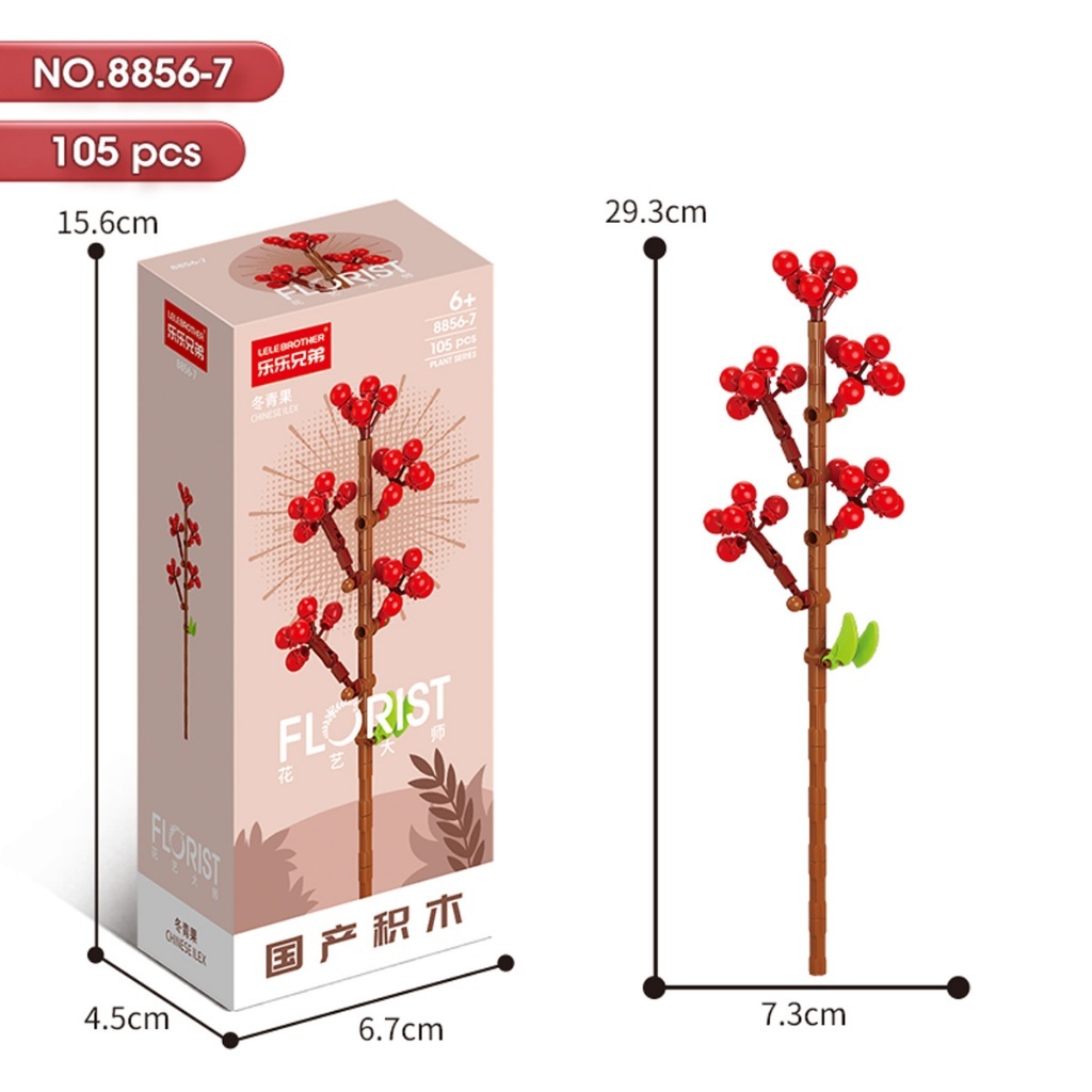 Jual LELE Mainan Block Bunga Buket Puzzle Bricks Susun Balok DIY Flower ...