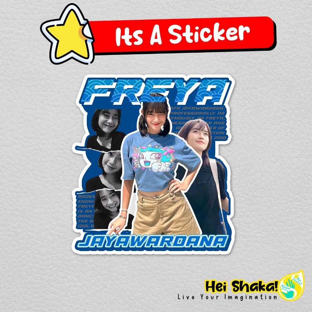 Jual Stiker Freya JKT48 Raden Roro Freyanashifa Jayawardana Sticker ...