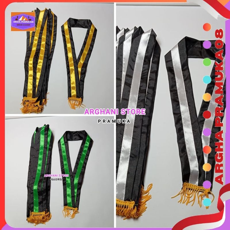 Jual Samir Wisuda Kalung Wisuda Dasar Hitam Custom | Shopee Indonesia