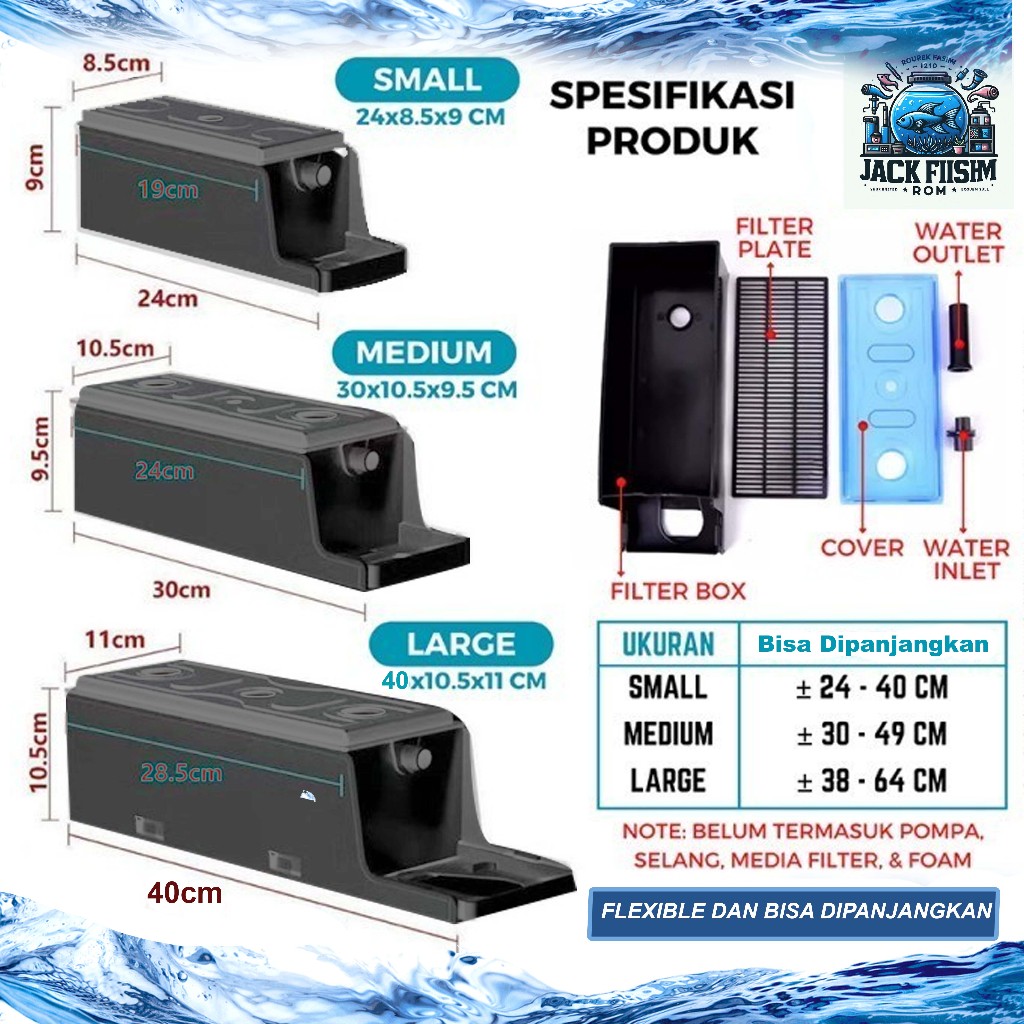 Jual BOX FILTER KOSONG MINI TOP FILTER KOSONG MINI BOX FILTER AQUASCAPE ...
