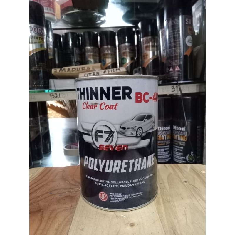 Jual thinner bc40-f7 seven-polyurethan-1kaleng | Shopee Indonesia