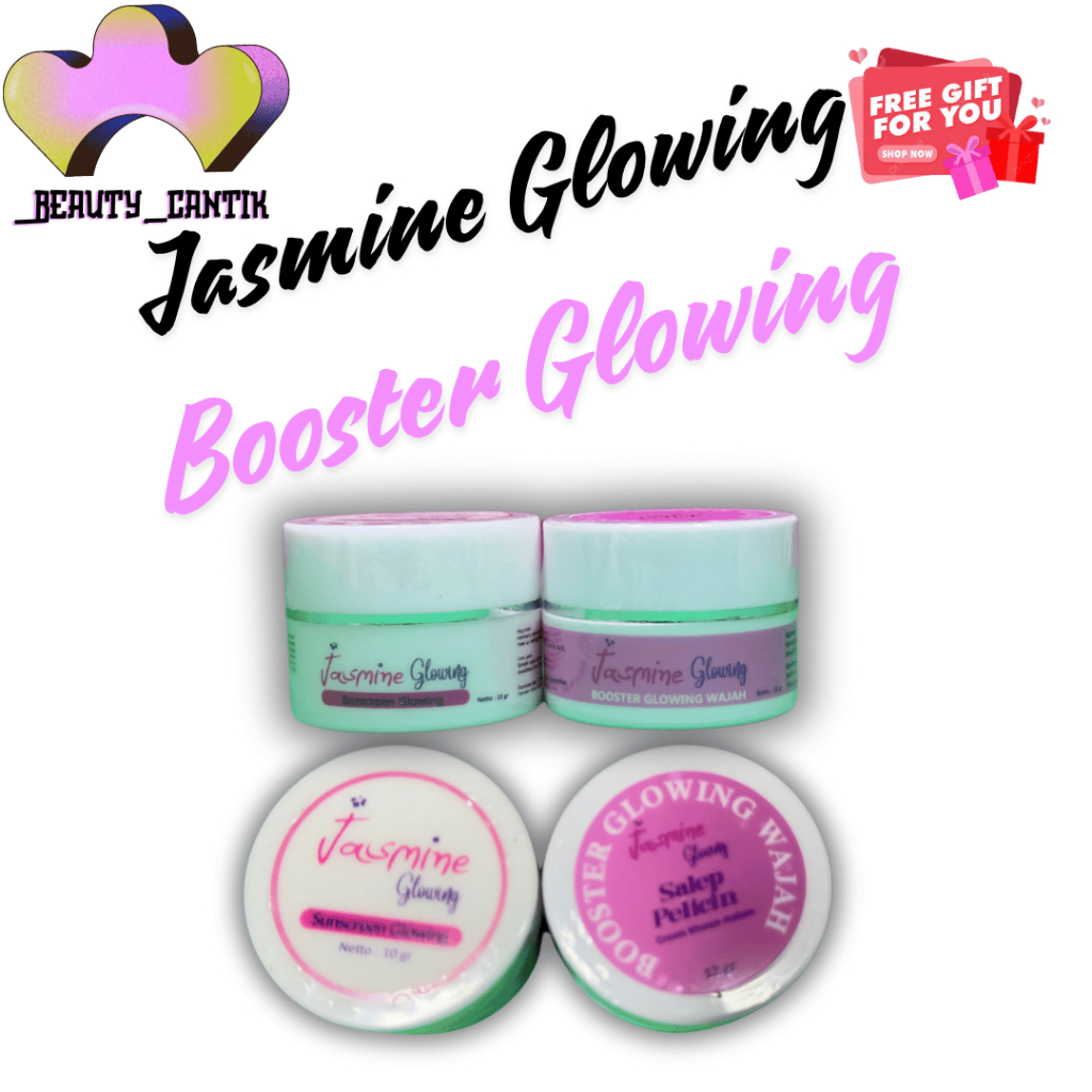 Jual Jasmine Glowing Sunscreen Salep Pelicin Booster Bpom | Shopee ...