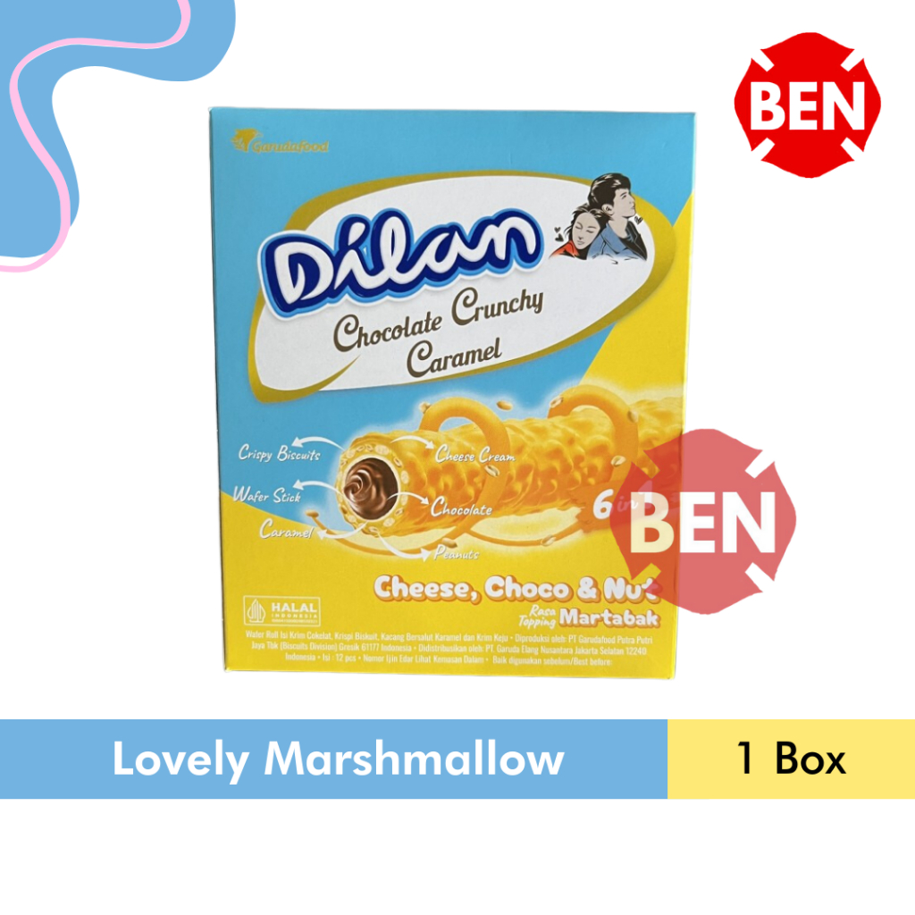 Jual Dilan CHEESE CHOCO NUT RASA TOPPING MARTABAK 1 Box Keju Coklat ...