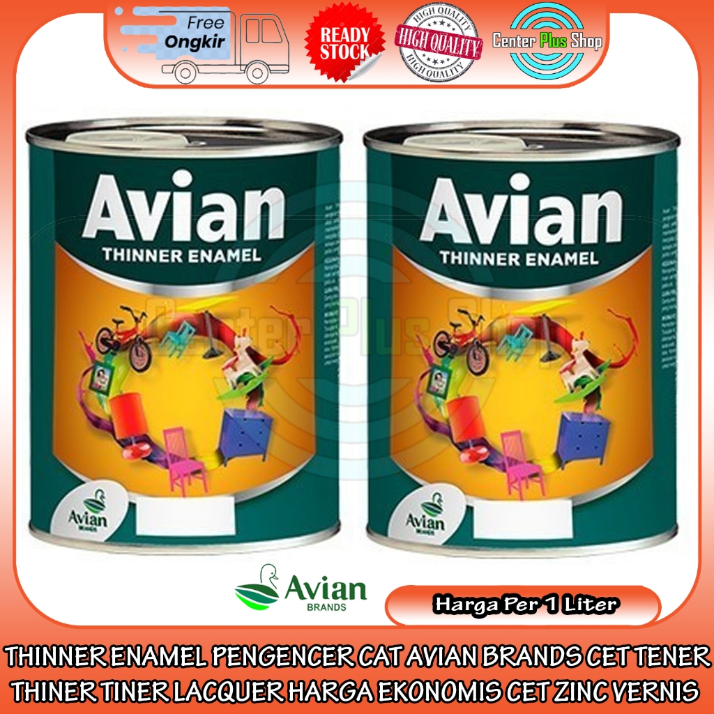 Jual THINNER ENAMEL PENGENCER CAT AVIAN BRANDS CET TENER THINER TINER LACQUER HARGA EKONOMIS CET ...