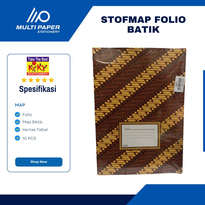 Jual Stofmap Folio Map Batik 10pcs | Shopee Indonesia