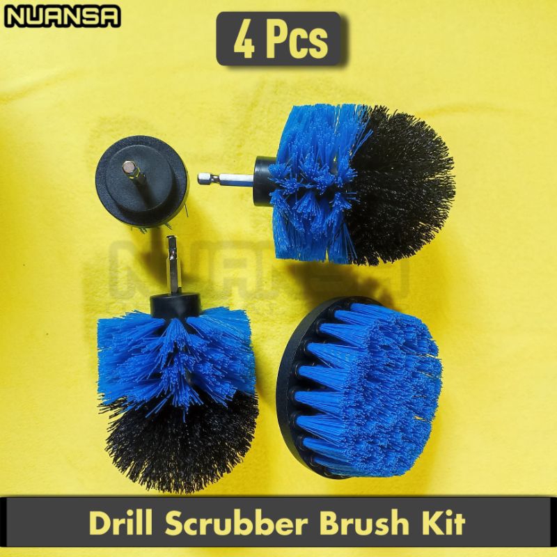 Jual Nuansa - Brush Kit Sikat Pembersih Karpet Kaca Ban Motor Mobil ...