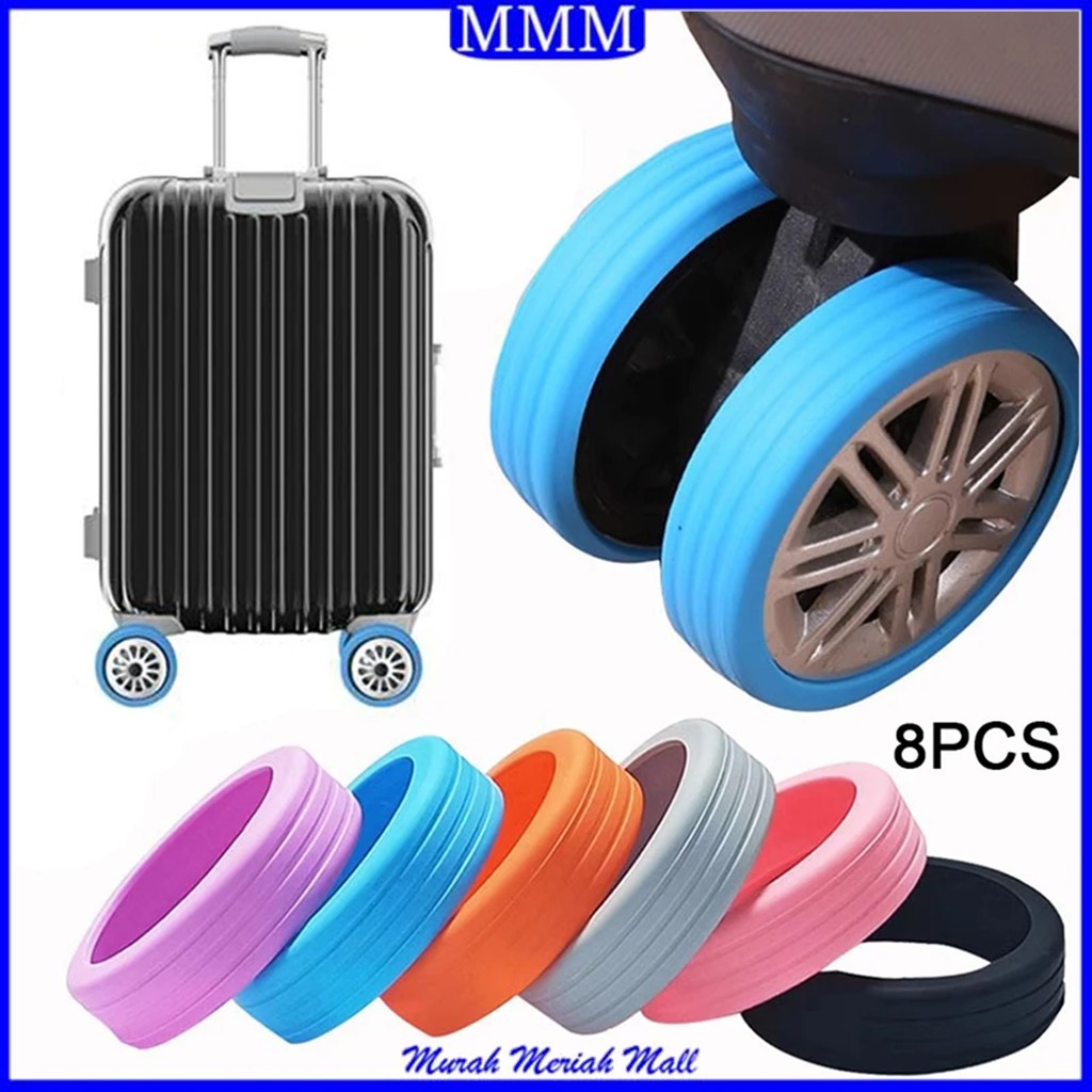 Jual MMM Set Cover Roda Koper Protector 8Pcs Pelindung Roda Koper ...