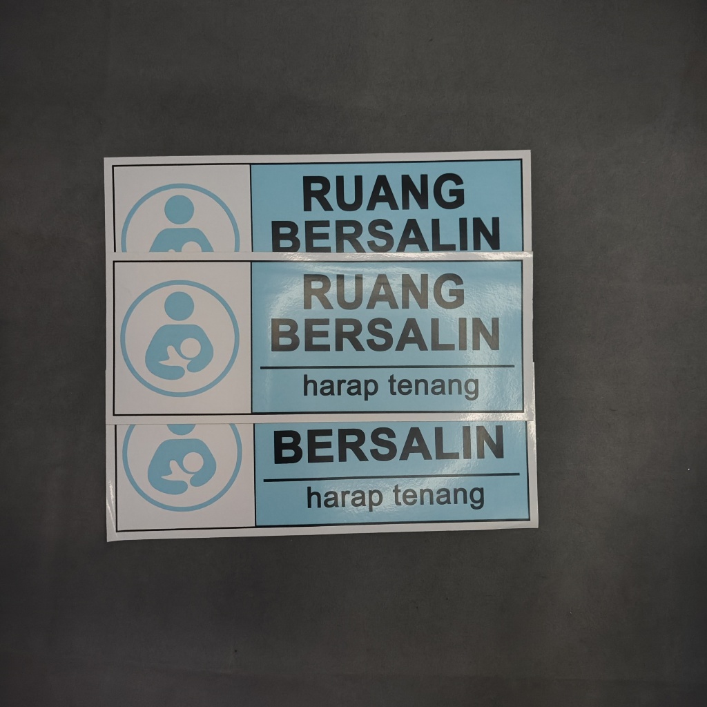 Jual STIKER TANDA RUMAH SAKIT RUANG BERSALIN | Shopee Indonesia