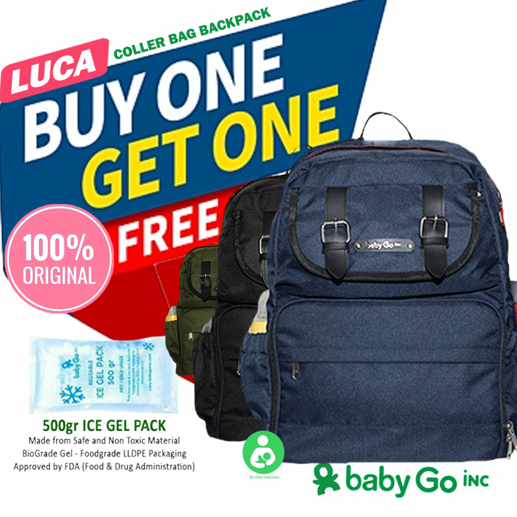 Jual BABYGO INC - BABYGO INC LUCA COOLER BAG DIAPER BACKPACK BABYGO INC ...
