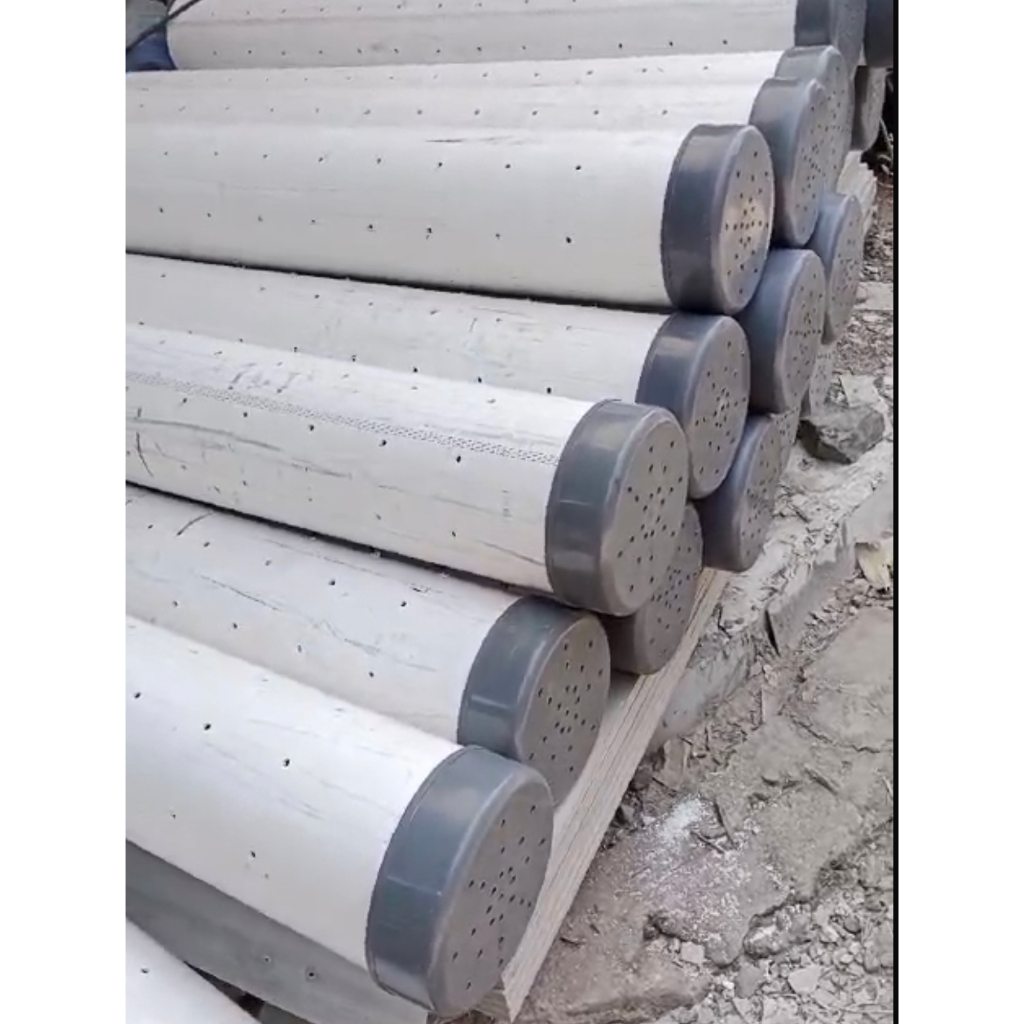 Jual Pipa Biopori 8 Inch Pipa Resapan 8 Inch Dengan Tutup Dop 100 cm ...