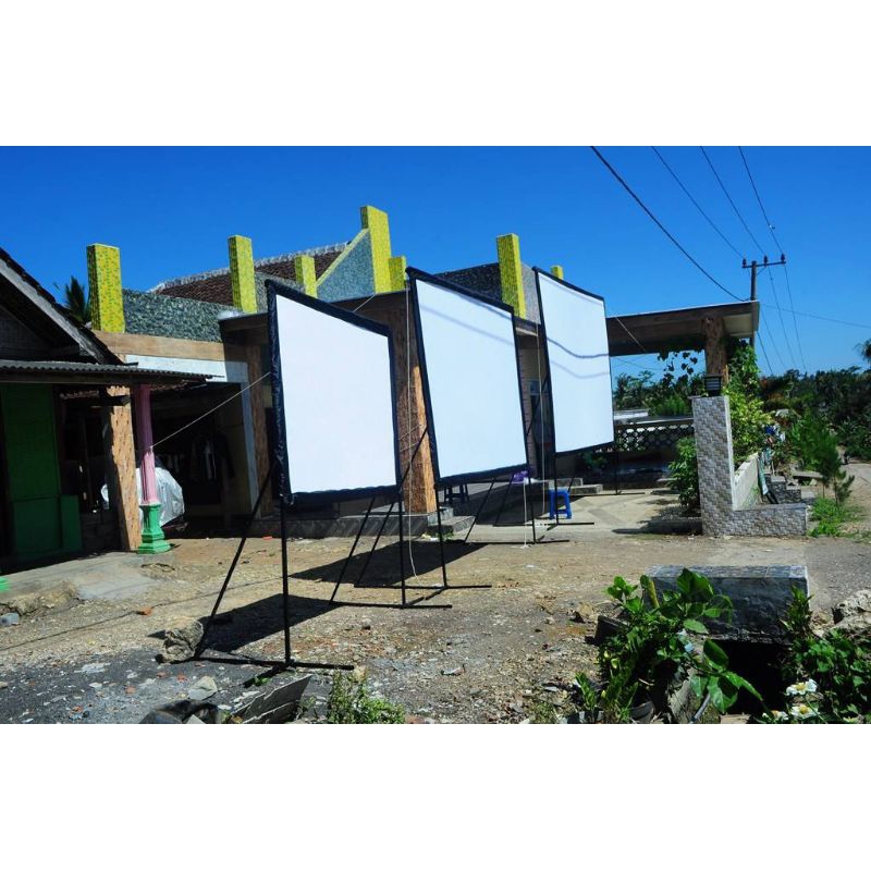 Jual layar proyektor uk 2.4×4meter | Shopee Indonesia
