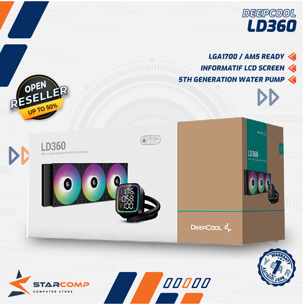 Jual Deepcool LD360 DIGITAL ARGB AIO CPU Cooler 240mm Liquid Cooler LD 360 | Shopee Indonesia