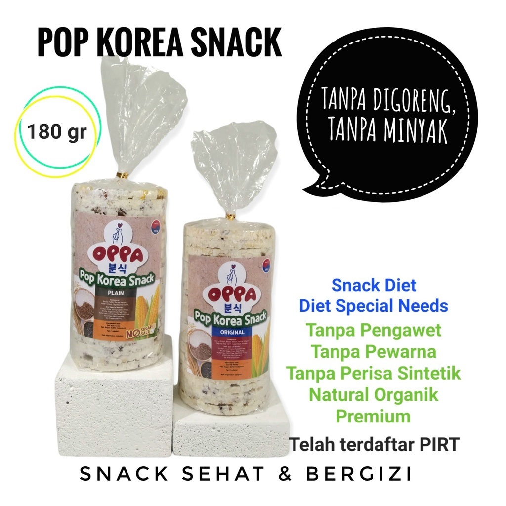 Jual POP Korea Snack Rice Crakers /Snack Diet Sehat & Diet Special ...