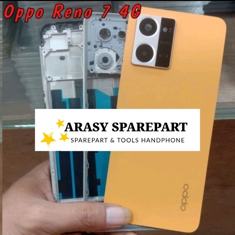 Jual [ BERGARANSI ]Housing Casing Kesing Oppo Reno 7 4G Tulang Frame ...