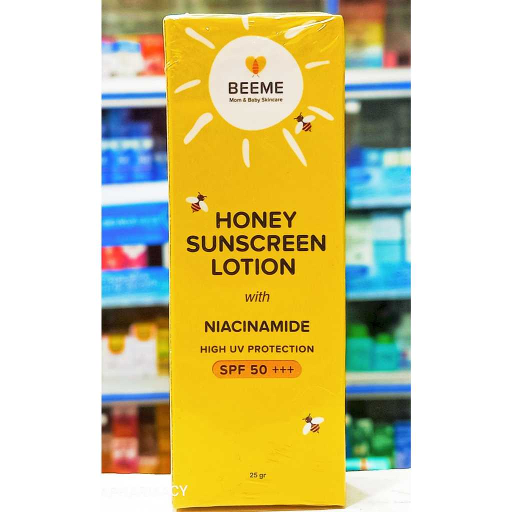 Jual BEEME 𝐇𝐨𝐧𝐞𝐲 𝐒𝐮𝐧𝐬𝐜𝐫𝐞𝐞𝐧 𝐋𝐨𝐭𝐢𝐨𝐧 With Niacinamide SPF 50 +++ 𝟐𝟓𝐆𝐑 ...