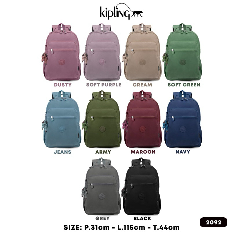 Jual Tas Ransel Laptop Kipling Import Ukuran Besar | Shopee Indonesia