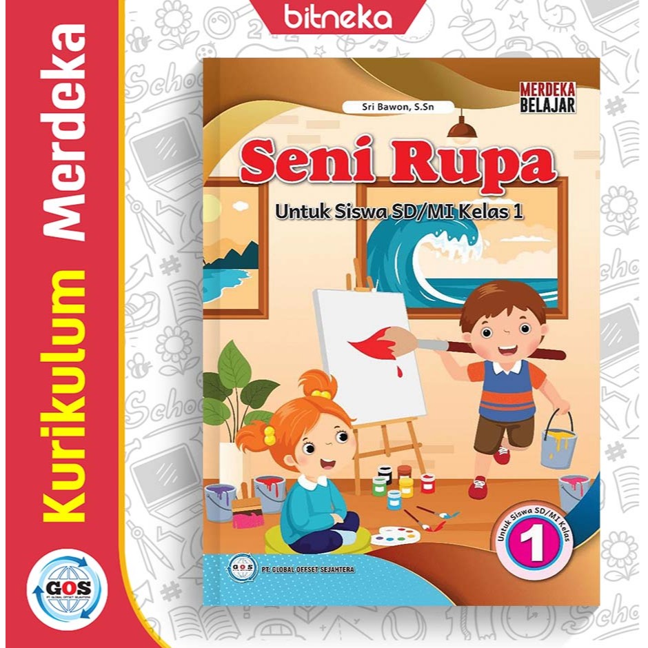 Jual Buku Siswa Seni Rupa SD/MI Kelas 1 Kurikulum Merdeka - GOS | Shopee Indonesia