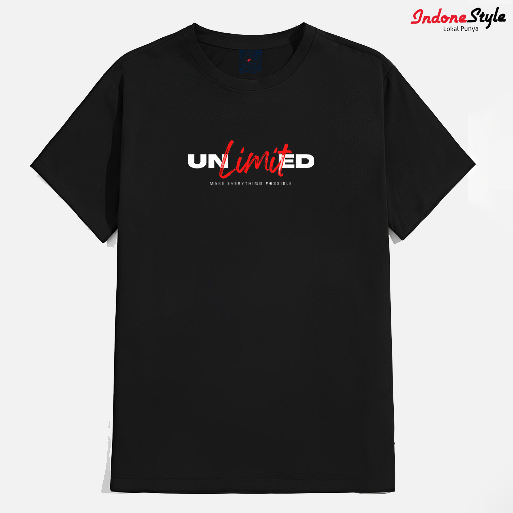 Jual Tshirt Kaos Distro Unlimited Cotton Combed 24s (Kaos Distro ...