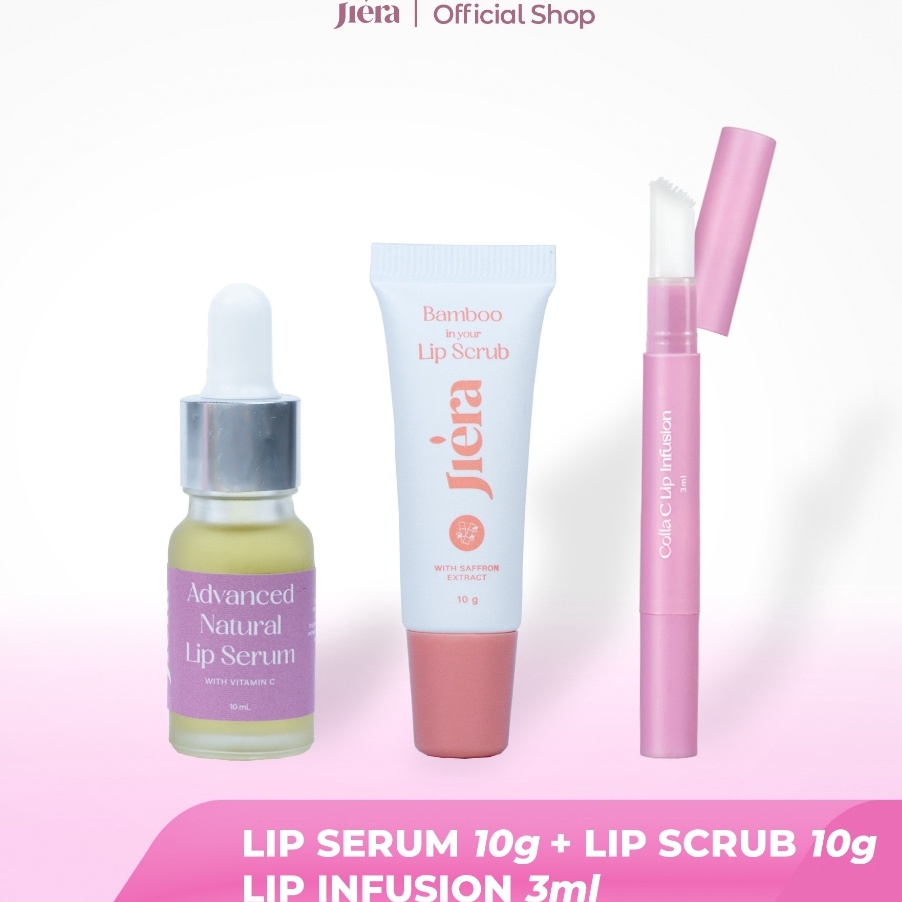 Jual ORIGINAL Special Bundling JIERA Colla C Lip Infusion Lip Essence ...