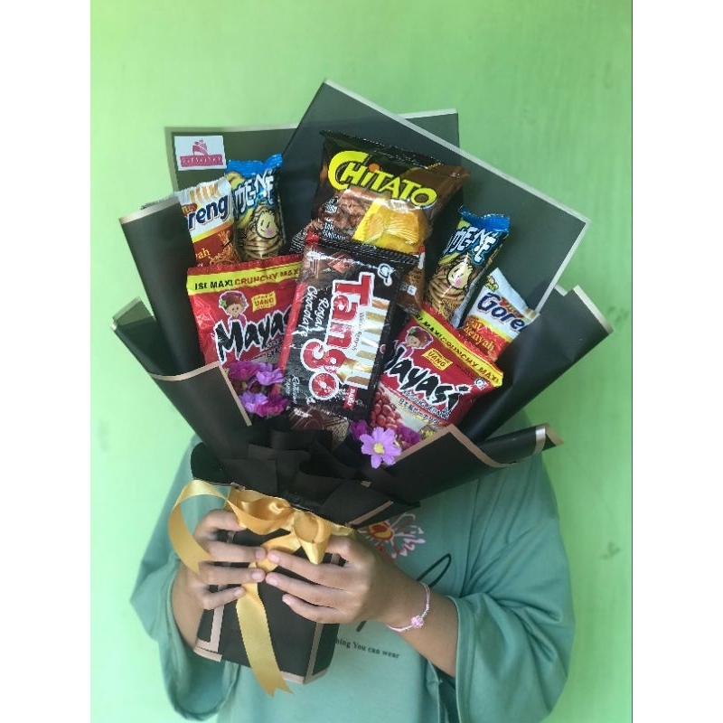 Jual buket snack besar buket snack murah buket snack wisuda gresik ...
