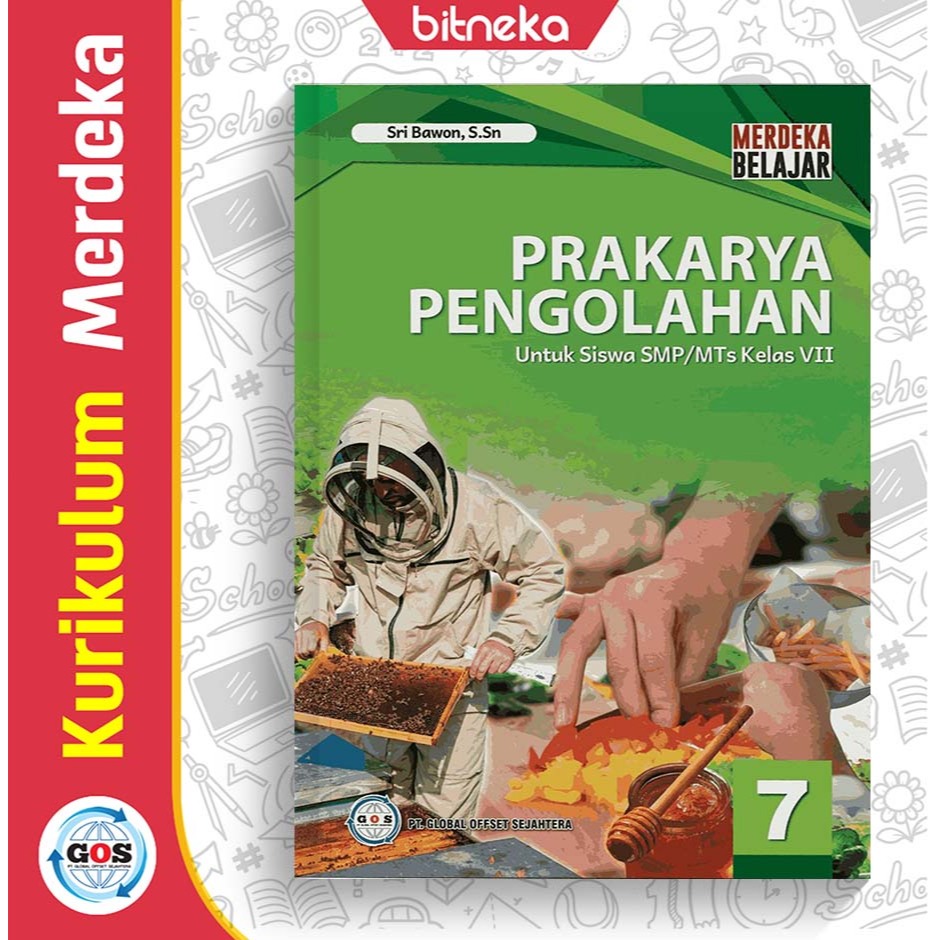 Jual Buku Siswa Prakarya Pengolahan SMP/MTs Kelas 7 Kurikulum Merdeka - GOS | Shopee Indonesia