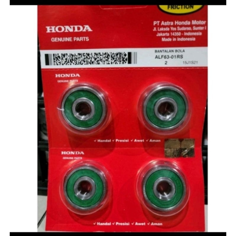 Jual LAHER BEARING 6301 RS LAHER RODA DEPAN BELAKANG HONDA SUPRA X FIT ...