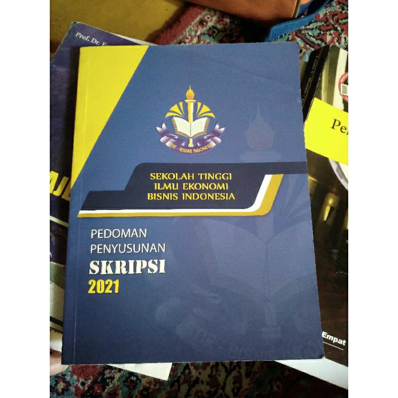 Jual Buku Pedoman Penyusunan Skripsi STIEBI (Preloved) | Shopee Indonesia