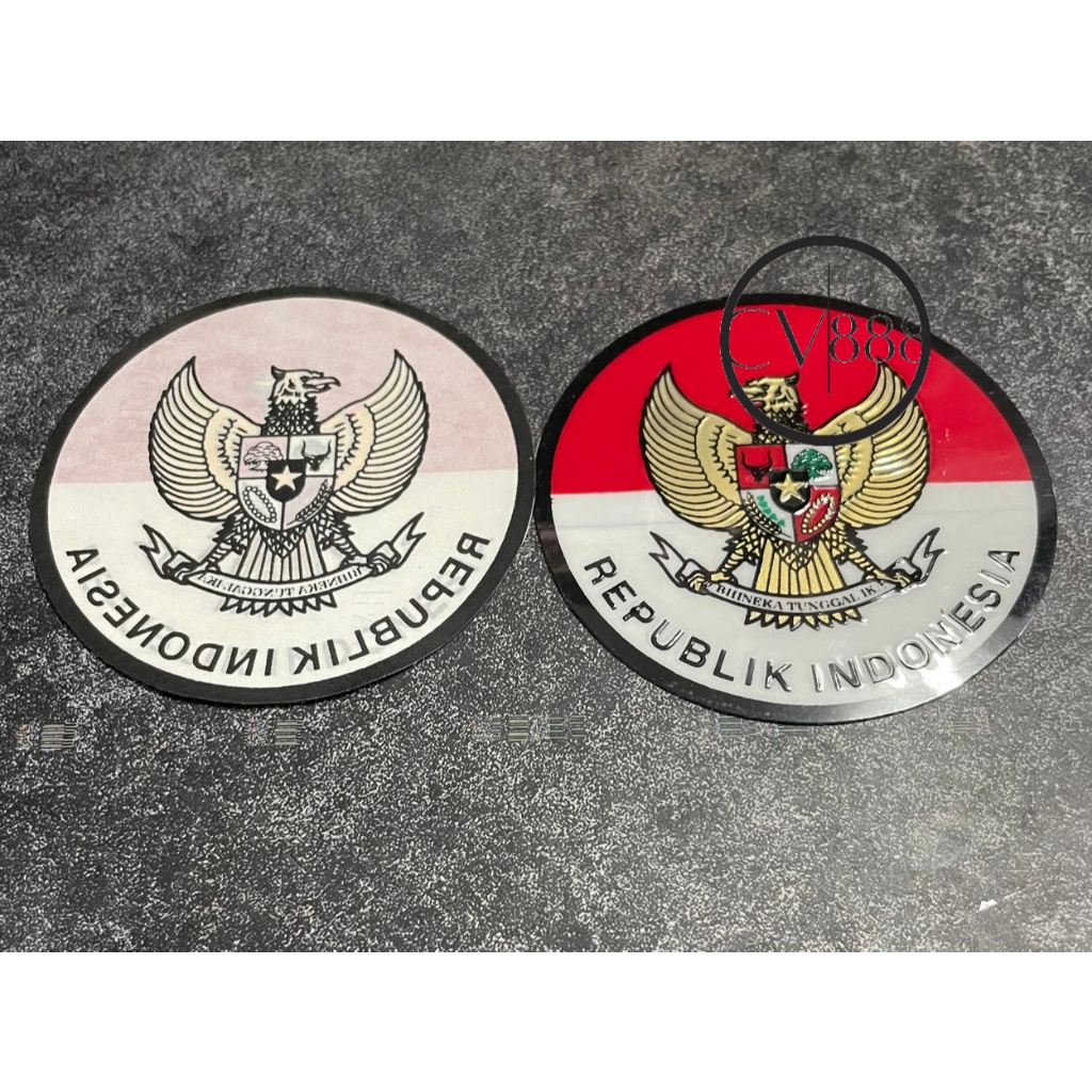 Jual Stiker RI Garuda (Bulat Tempel Dalam) - Stiker Mobil Tempel Dalam ...