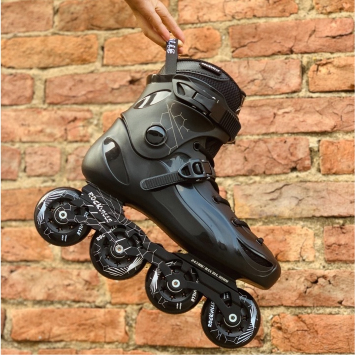 Jual Sepatu Roda Pemula Inline Skate Rockville E3 Black | Shopee Indonesia