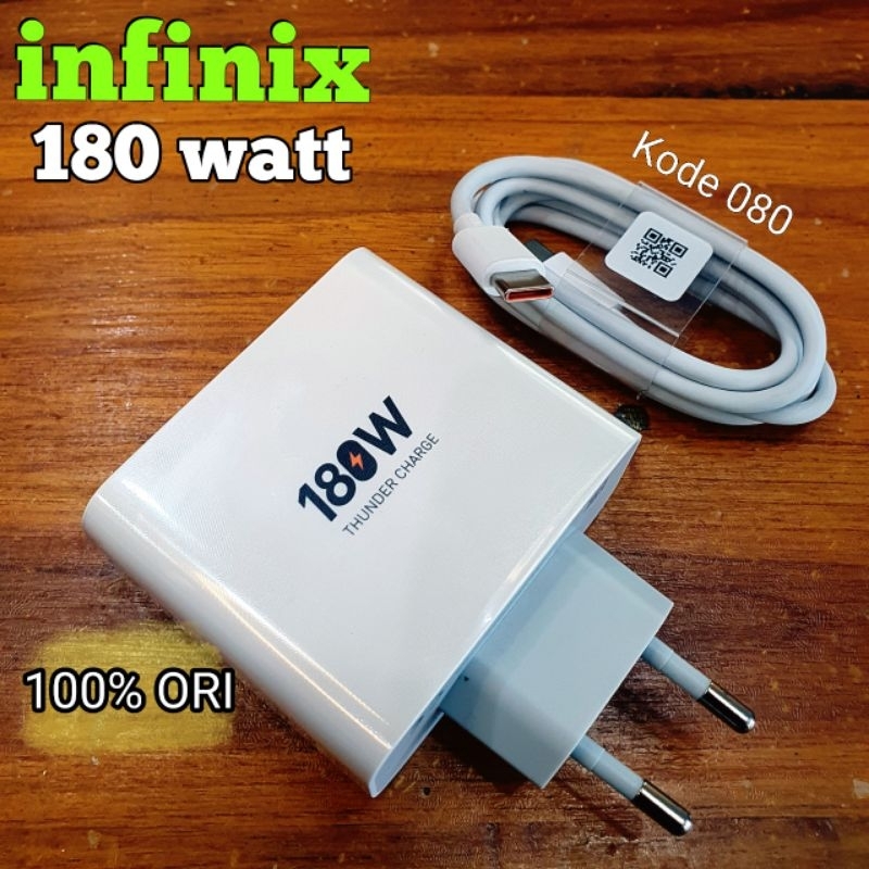 Jual CHARGER INFINIX ZERO ULTRA, THUNDER CHARGE 180Watt Copotan Hp ...