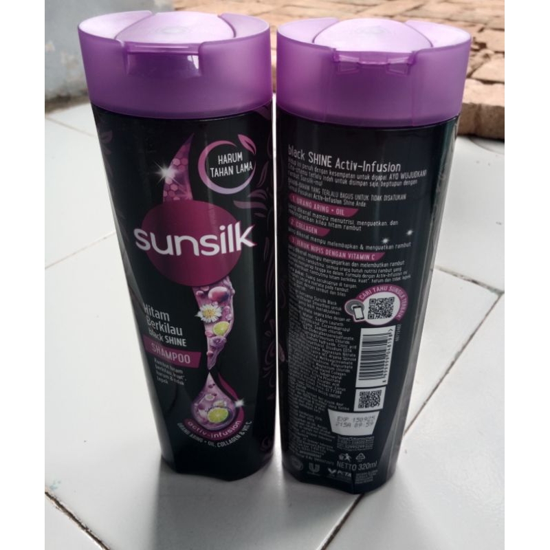 Jual Sunsilk Black Shine,Shampoo Rambut hitam berkilau,kuat,harum ...