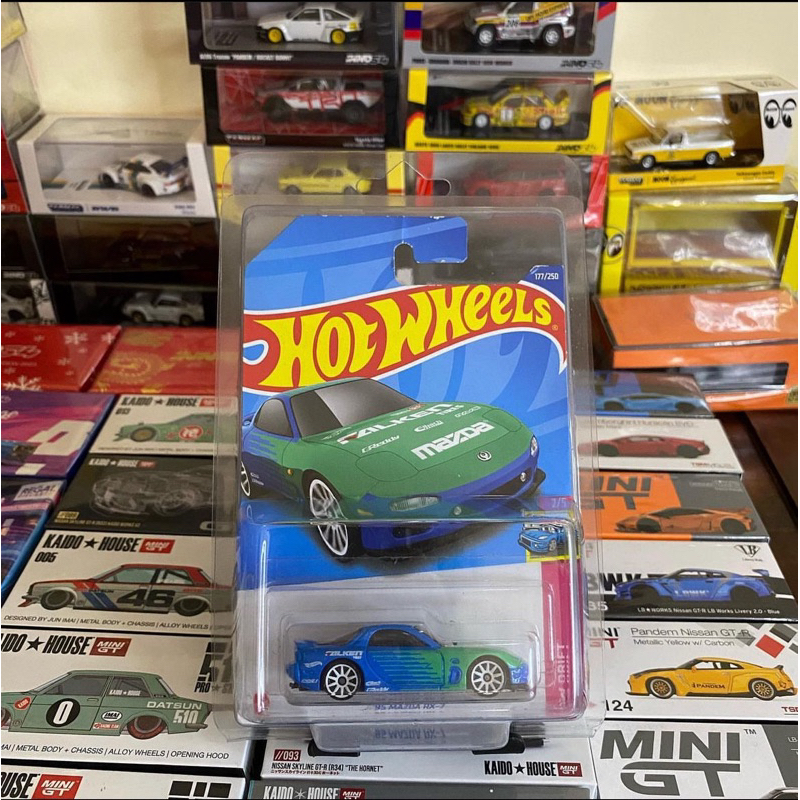 Jual Hotwheels Mazda RX-7 Falken Red-Blue | Shopee Indonesia