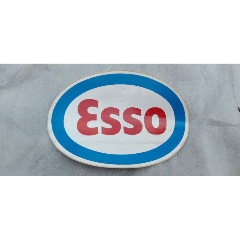 Jual stiker sticker logo stiker oli Esso oil Esso NOS | Shopee Indonesia